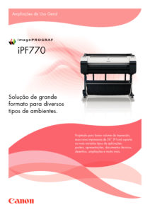 Impressora Canon iPF 770